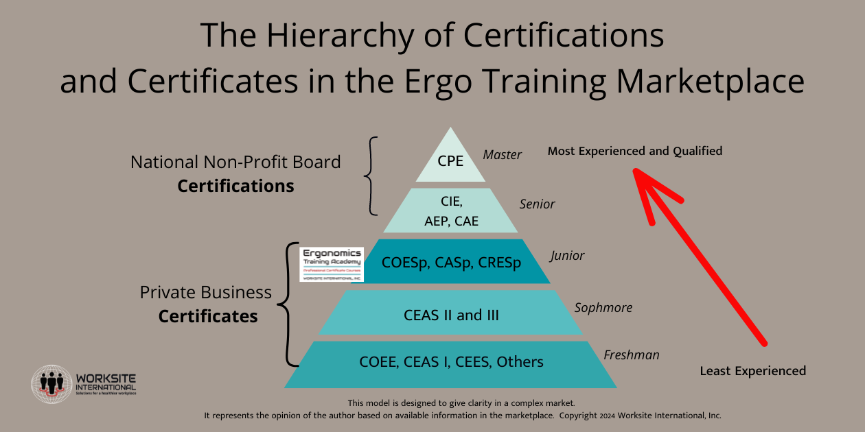 The Most Popular Ergonomics Certificates and Certification Courses