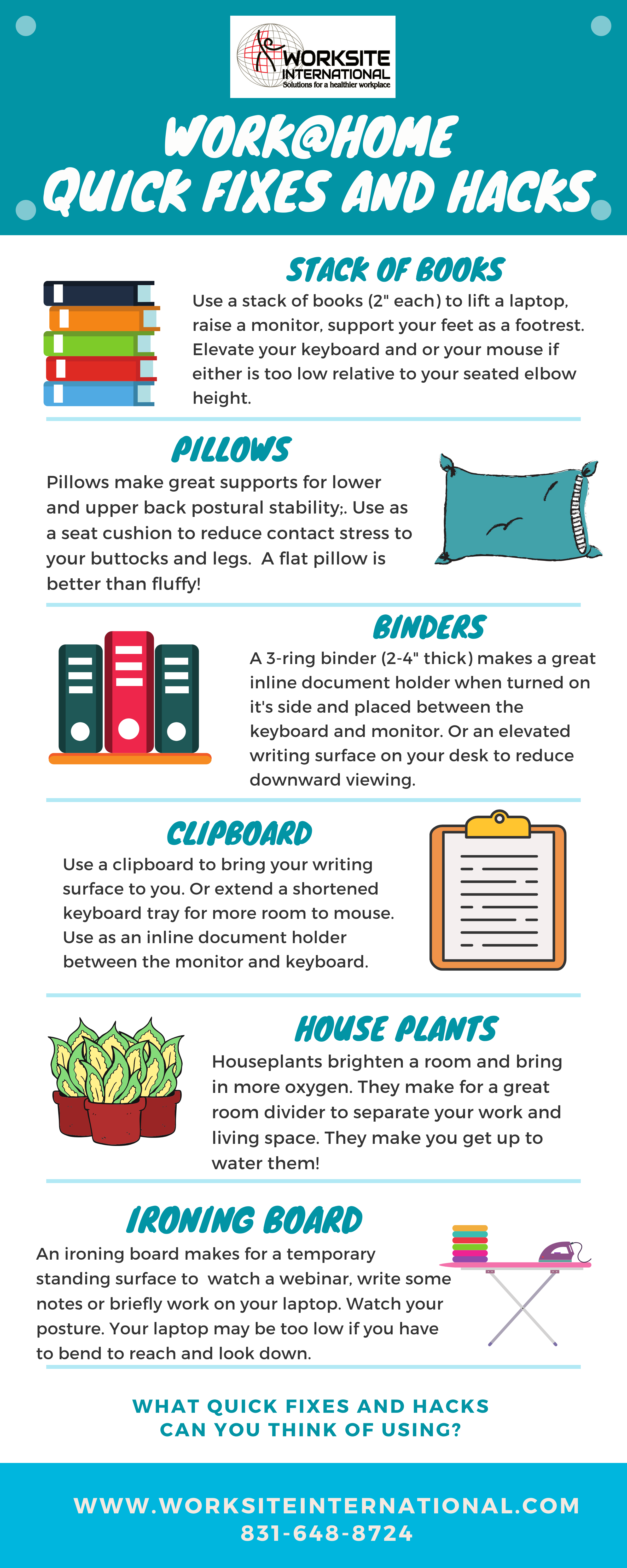 Work@Home Quick Fixes and Hacks